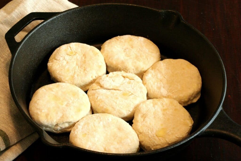 Delicious & Flaky Cast Iron Biscuits - Come Home with Bonnie Jean